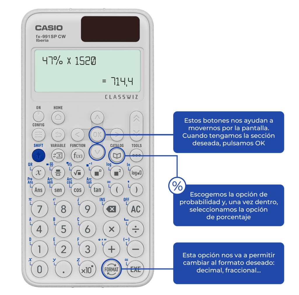 Aprende a cómo calcular porcentajes con la calculadora